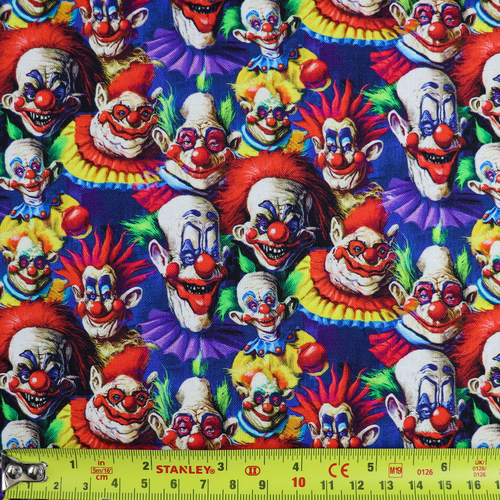 FS1107 Crazy Clowns Cotton Fabric – Fabric Styles
